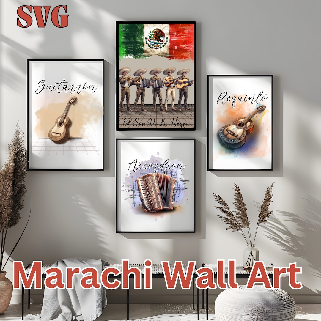 Spanish SVG PNG Files Digital Download Latino Culture Mariachi Band ...