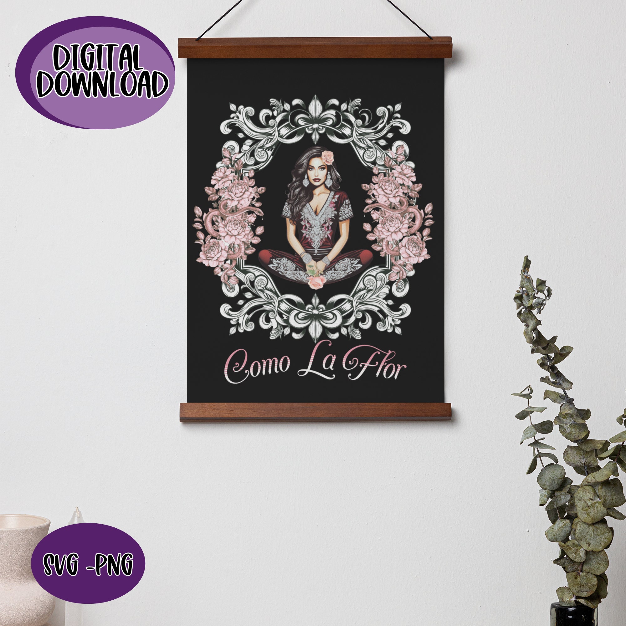 Latina SVG PNG Files Digital Download Hispanic Culture Mexican Como La ...