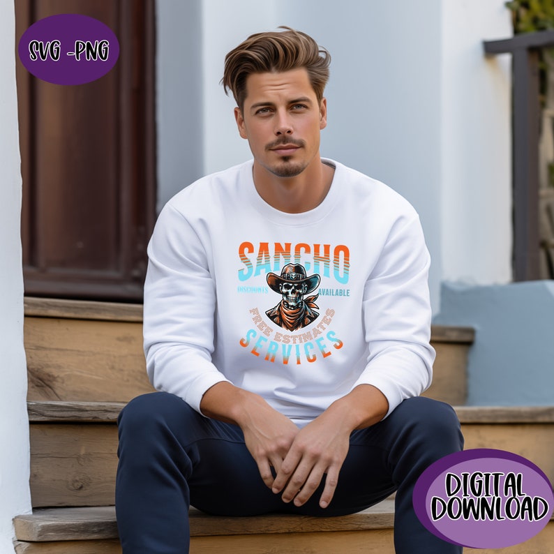 Spanish SVG PNG Files Digital Download Hispanic Culture, Sancho ...