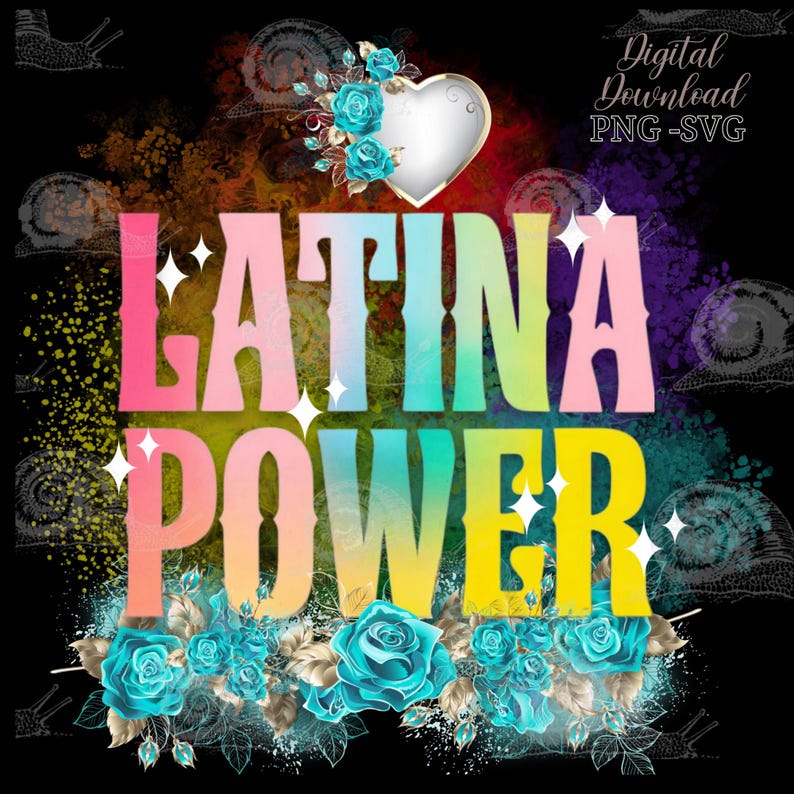 Mexican SVG Latina Digital Download PNG Latina Power Chicano Chicana ...