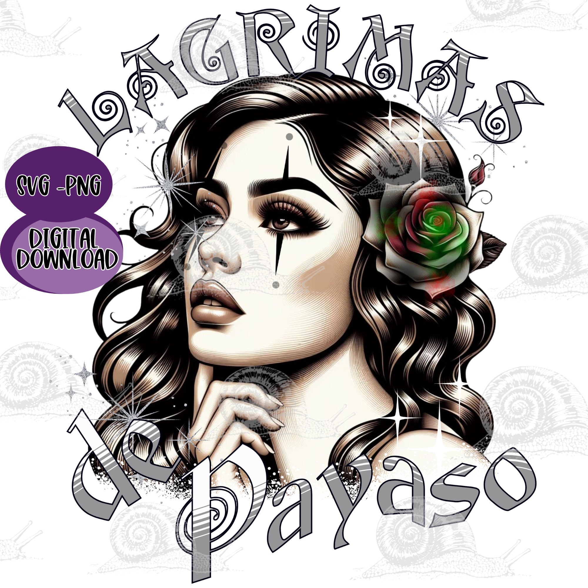 Spanish SVG PNG Files Digital Download Hispanic Culture, Tears of a ...