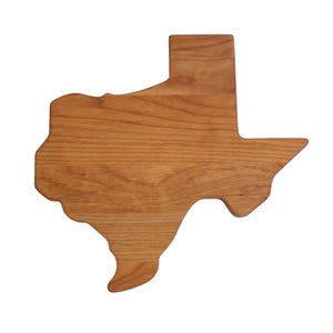 Texas Shaped Wood Cutting & Serving Board - Etsy