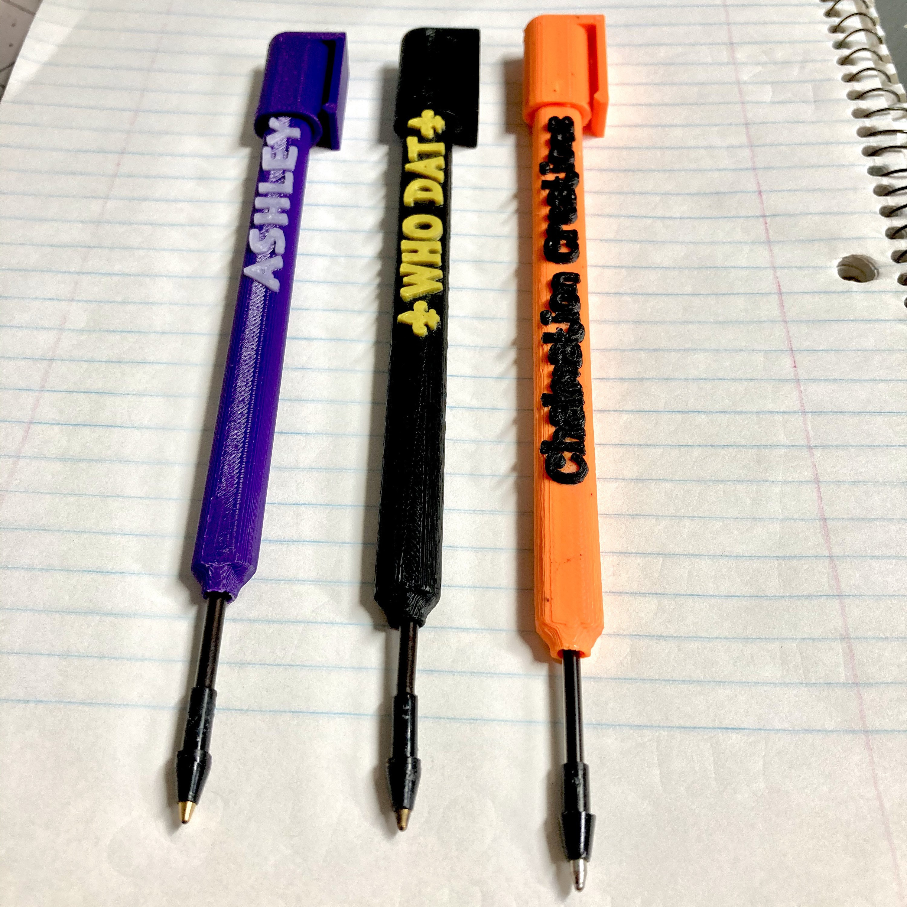 Pen Personalized With Name Reusable With BIC Pen Ink Tubes - Etsy