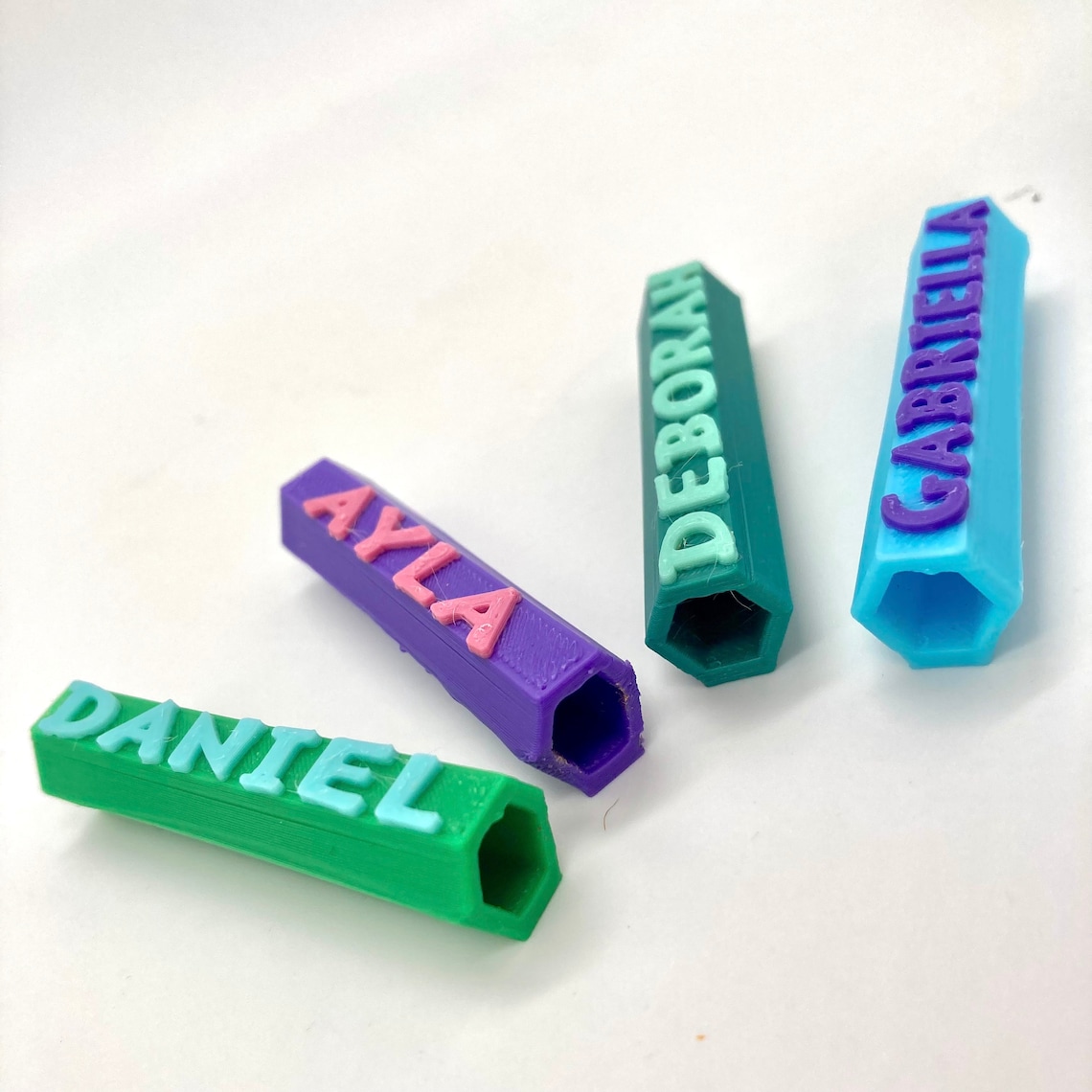 Name Pencil Grip Personalized & 3D Printed Slides On - Etsy