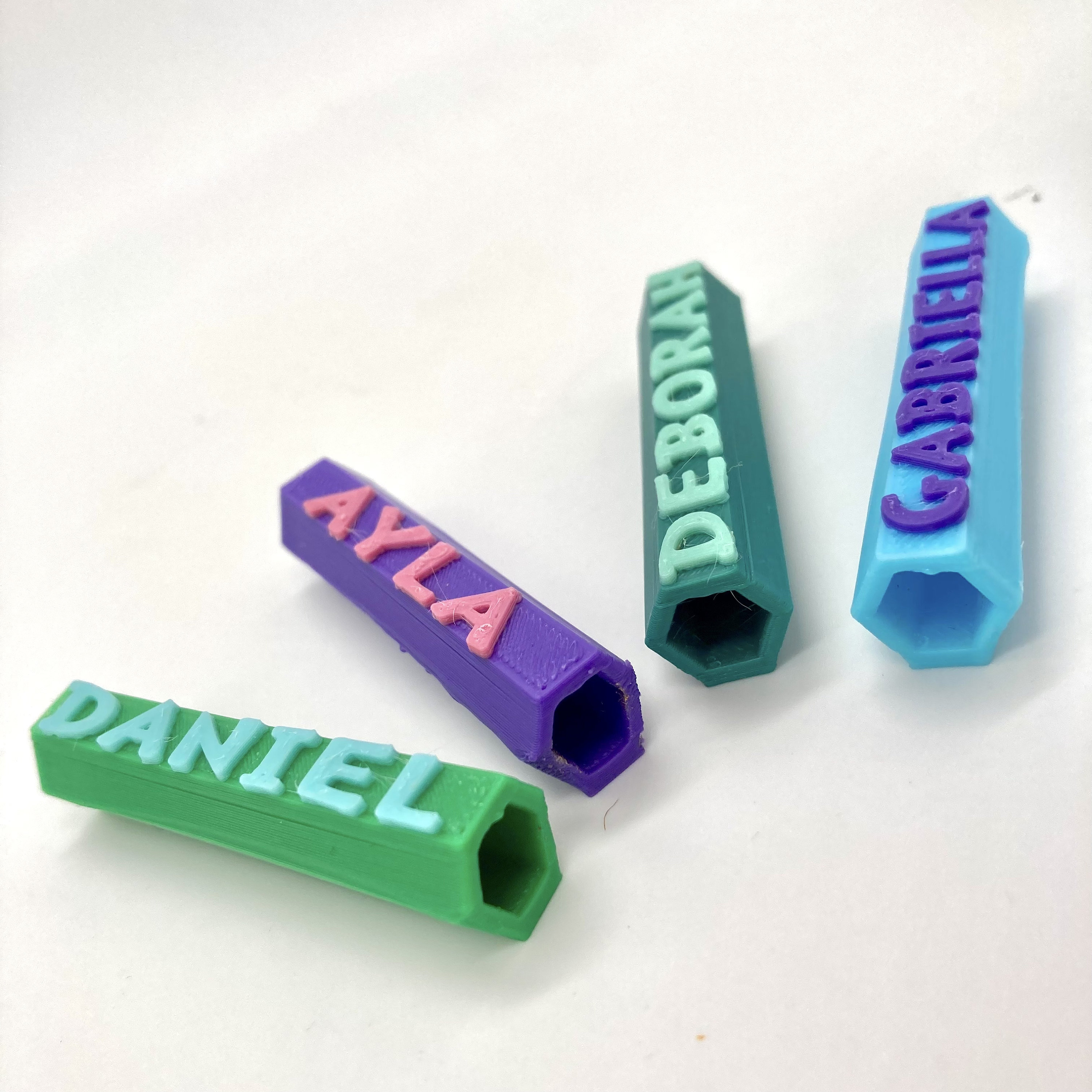 Name Pencil Grip, Personalized & 3D Printed, Slides On - Etsy