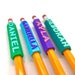 Name Pencil Grip, Personalized & 3D Printed, Slides On - Etsy