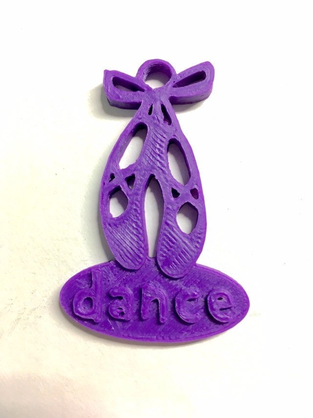 Dance Ballet Name Keychain Bag Zipper Pull 3D printed & | Etsy