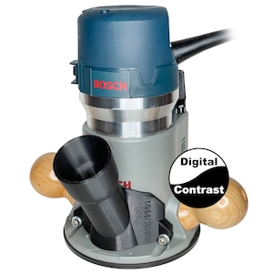 Bosch 1617 Fixed Base Router to Hose Adapter,bolts in Place, Multiple ...
