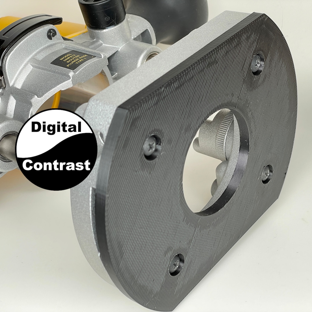 Replacement Sub-base With 2" Opening for Dewalt DCW600 & DWP611 Plunge ...