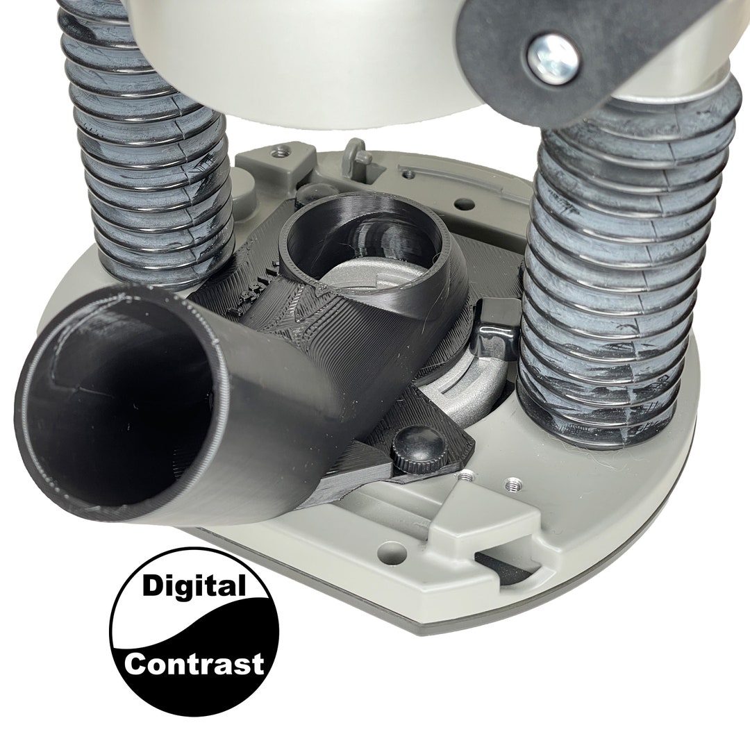 Bosch 1617 Plunge Router Dust Cover Hose Adapter With Shroud, With Cut ...