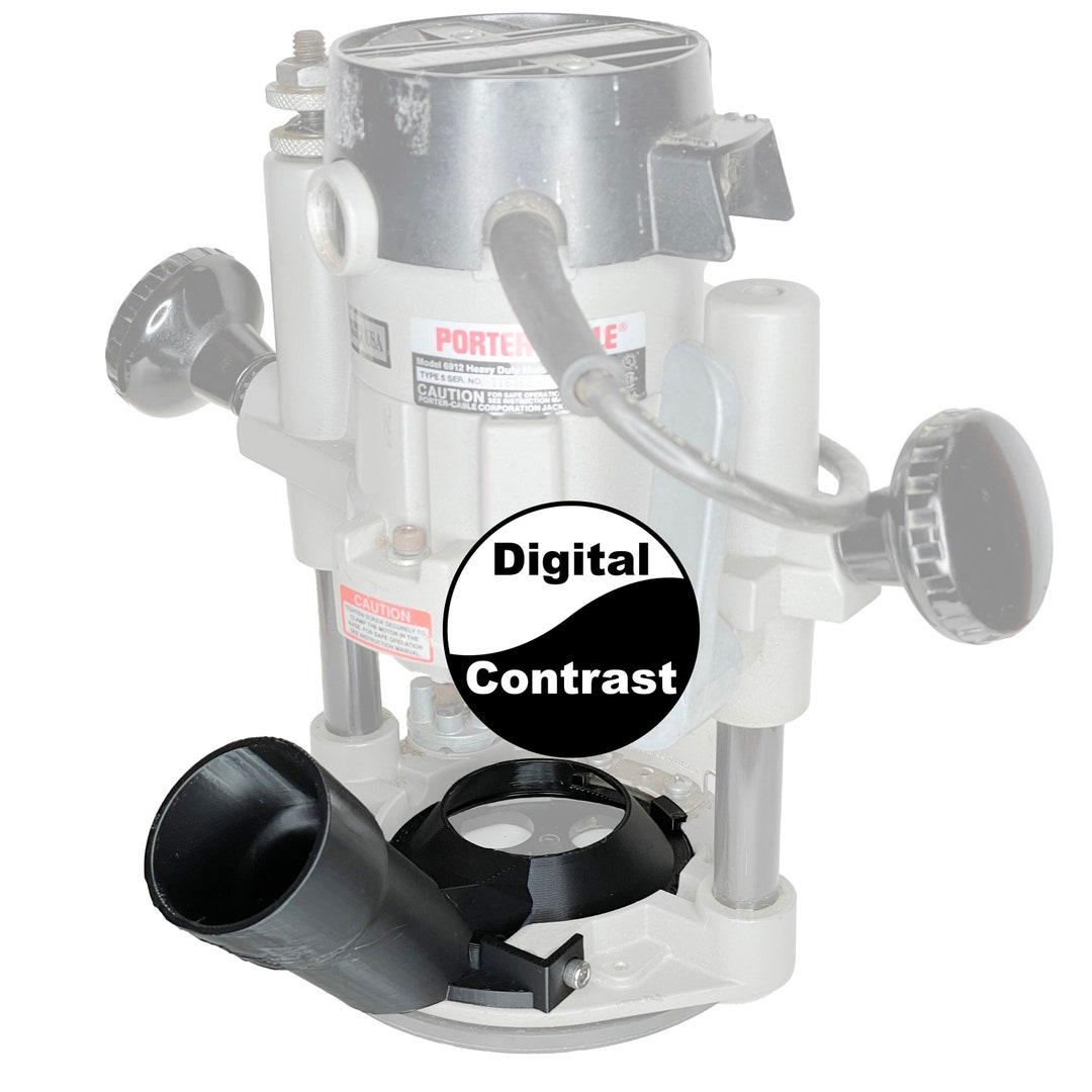 Porter Cable 6931 Plunge Base Hose Adapter, Dust Cover Hose Adapter, 3D ...