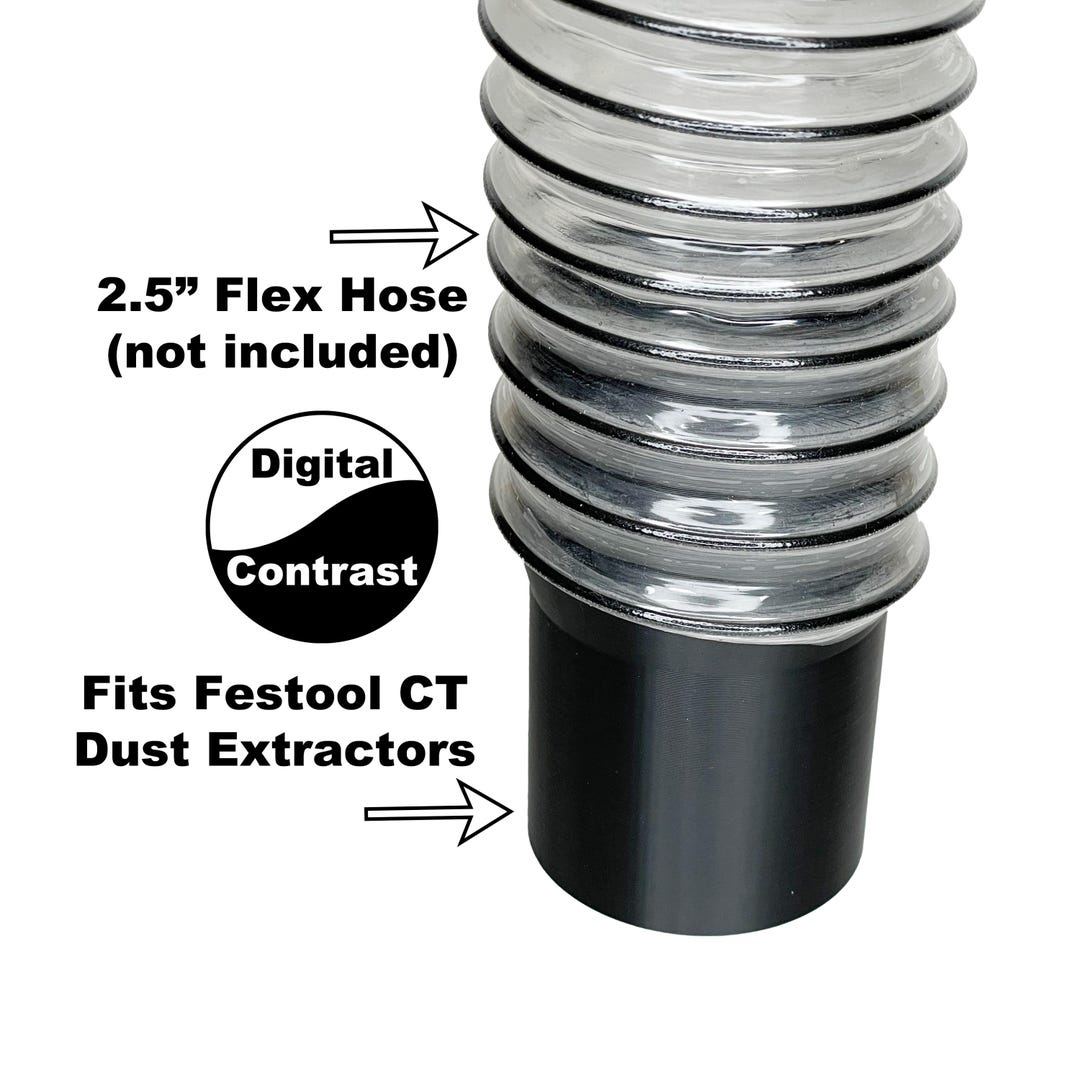 Adapter for 2.5" Flex Hose to Festool Cleantec Dust Extractor - Etsy