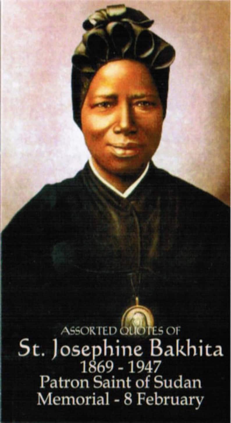 St. Josephine Bakhita Holy Card St. Josephine Bakhita Prayer | Etsy