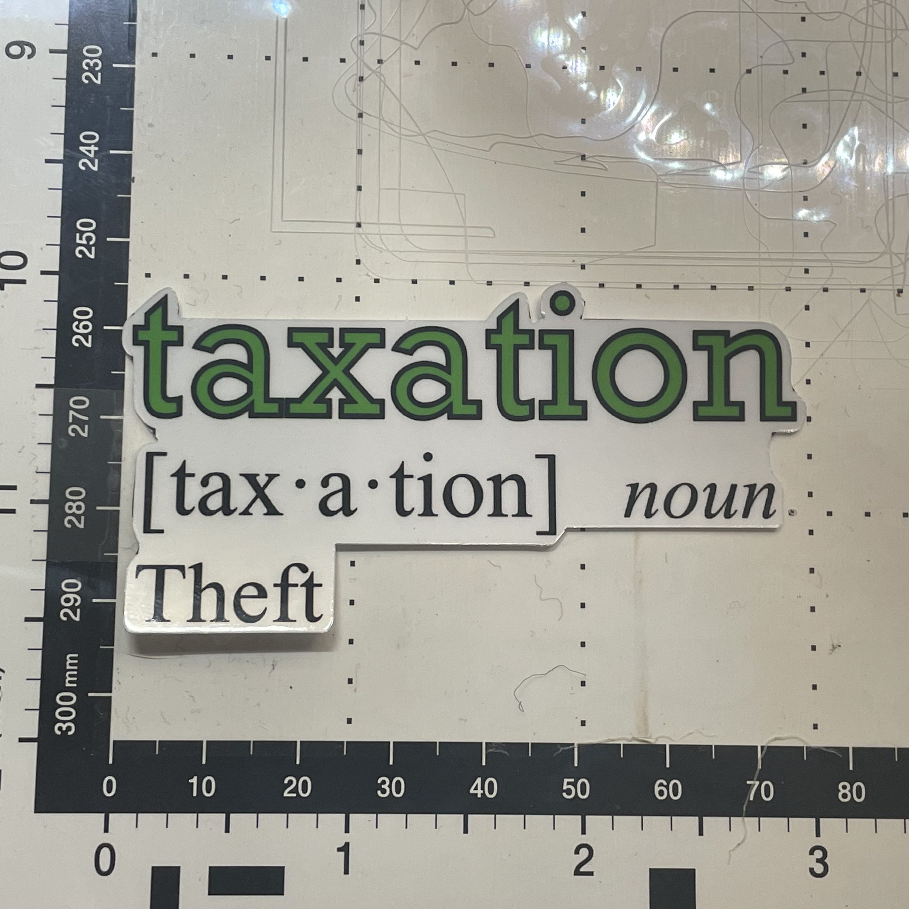 Taxation Definition Sticker - Etsy