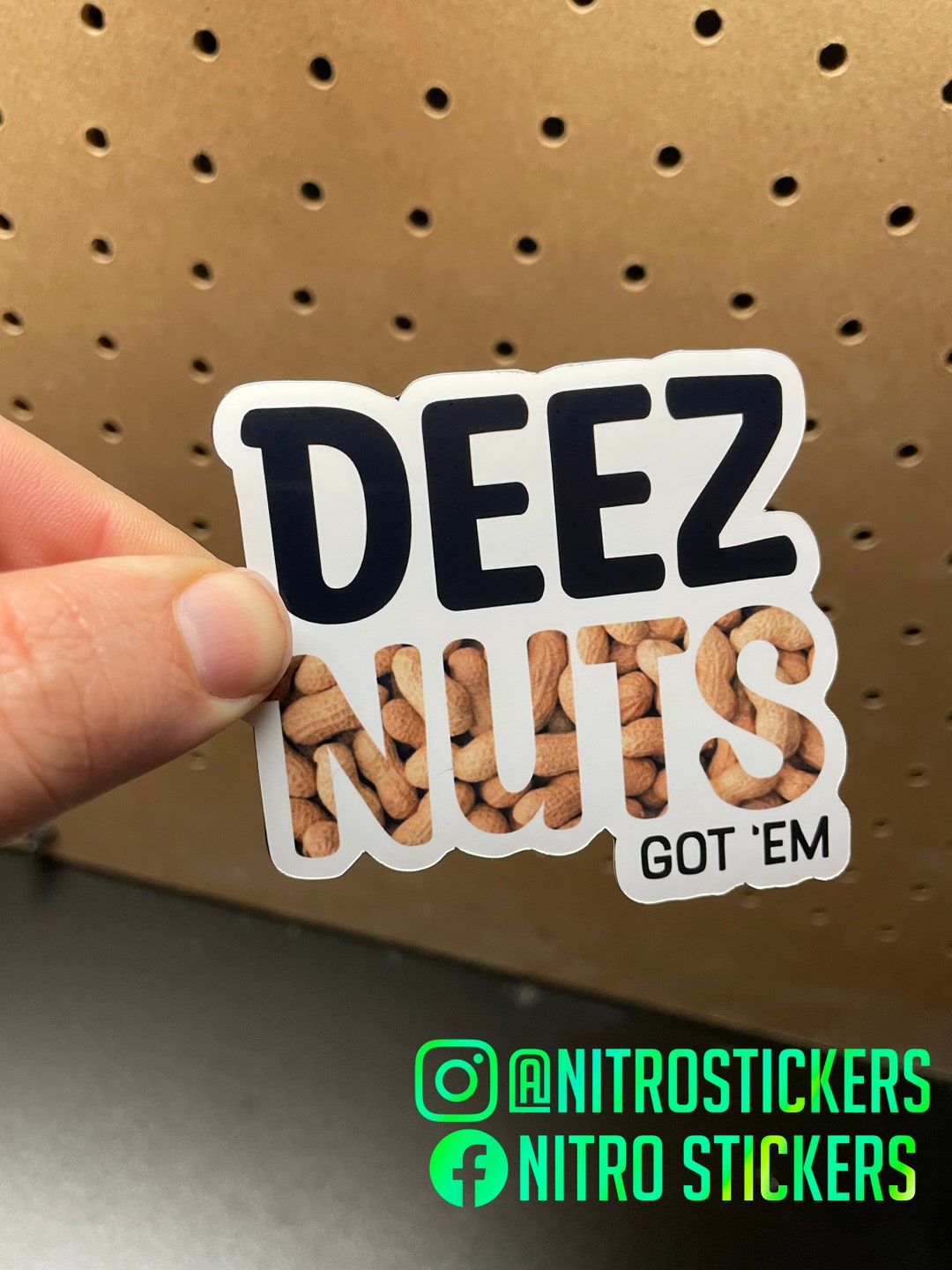 Deez Nuts Sticker - Etsy