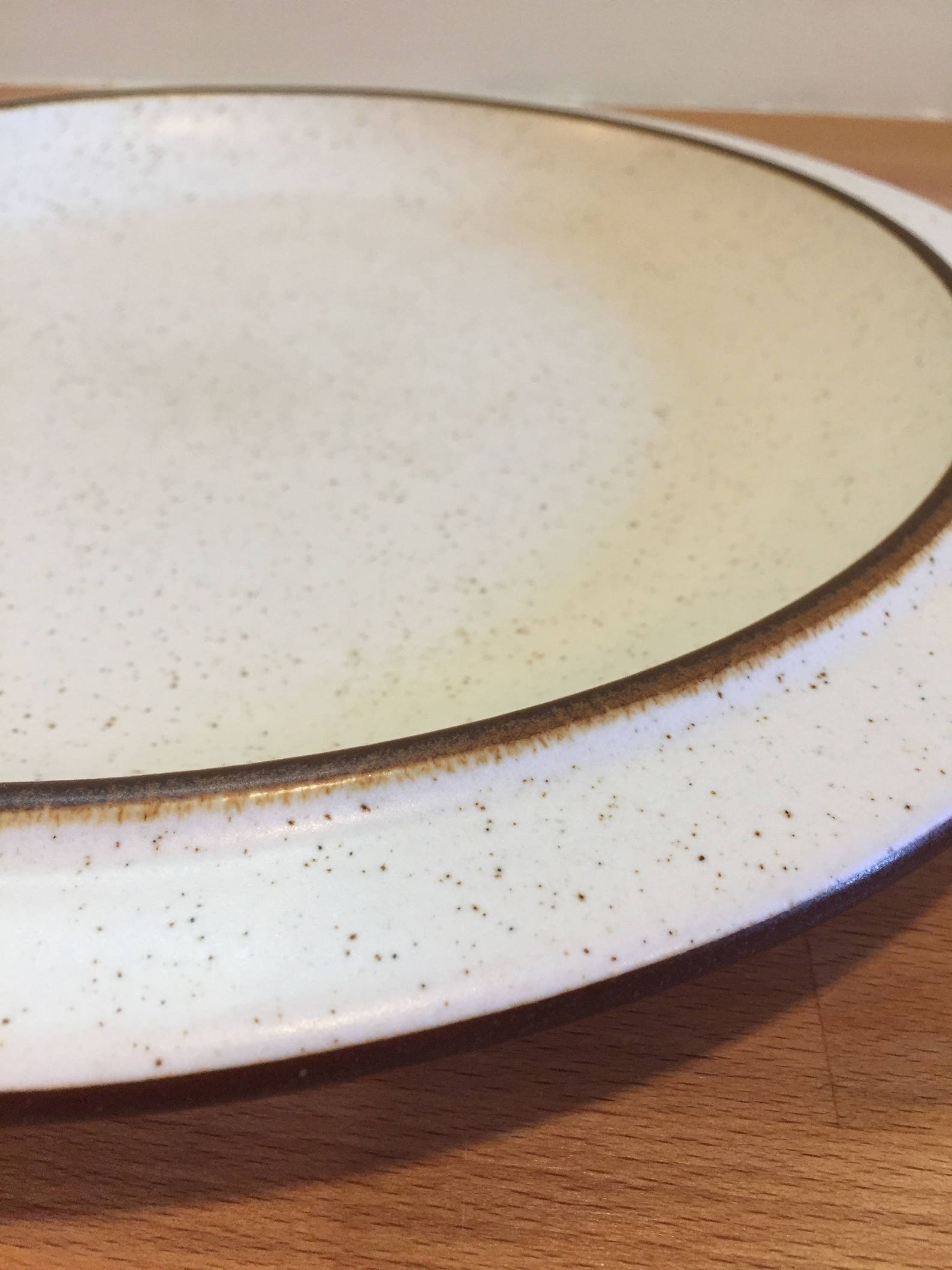 Vintage Fabrik Pottery Chop Plate Charger Spokane Glaze - Etsy