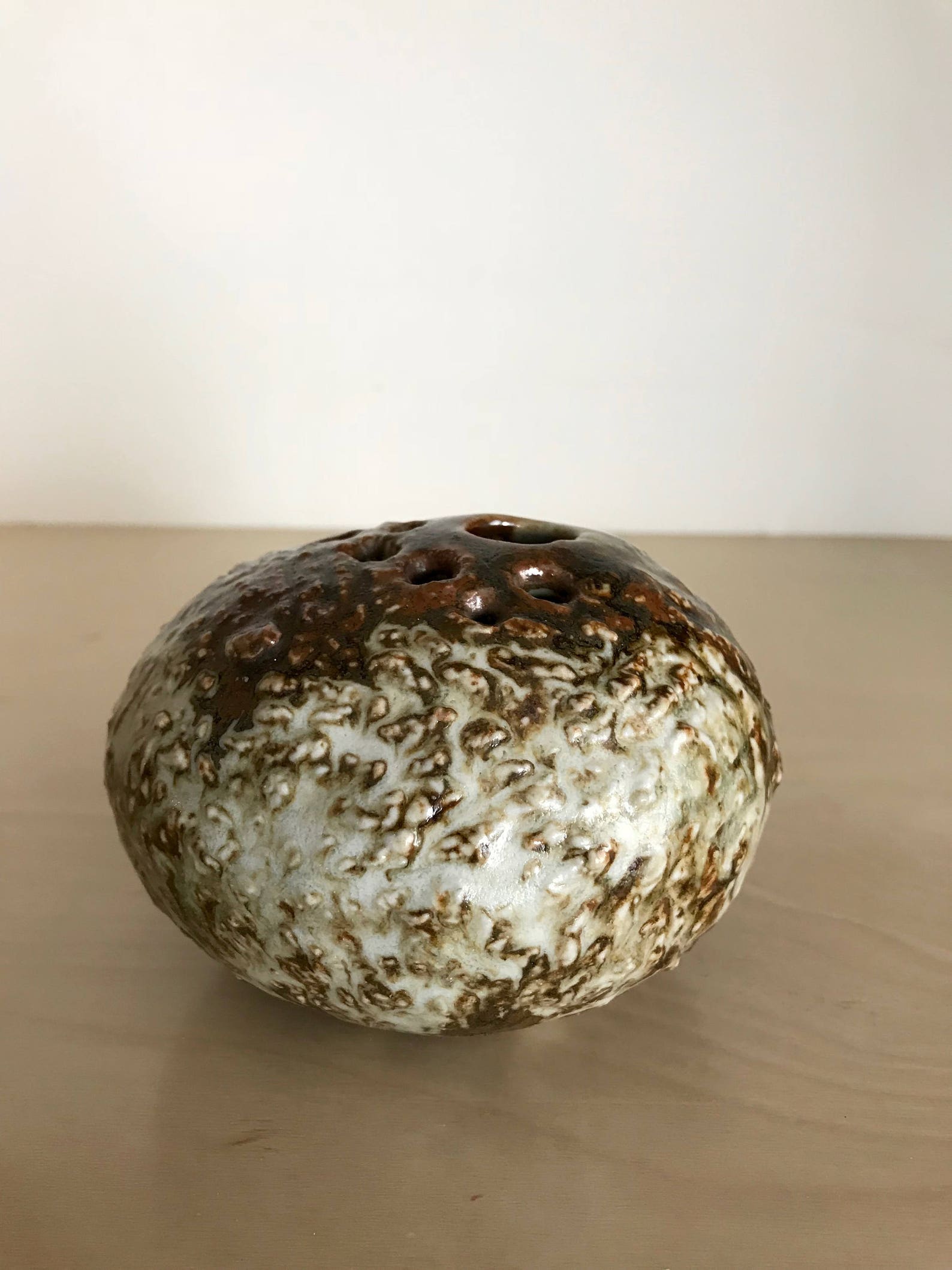 Jorgen Mogensen Danish Art Pottery Biomorphic Rock Vase | Ceramic ...