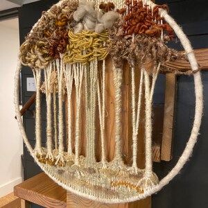 Vintage Woods Tree Woven Fiber Art | Macrame Forest - Etsy