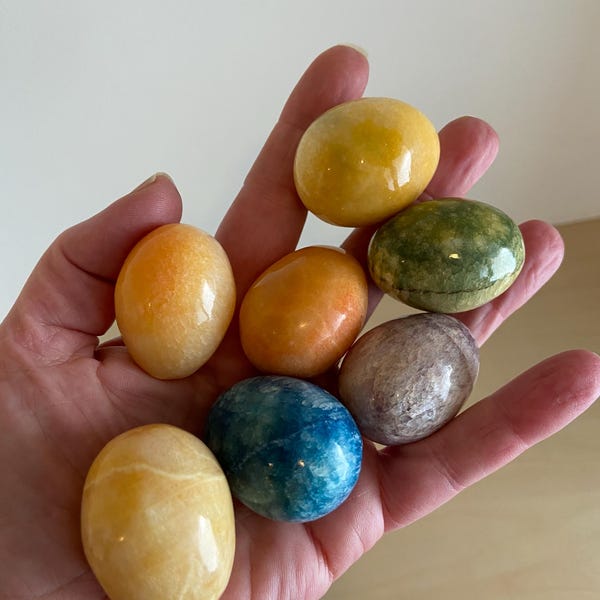 Alabaster Eggs - Etsy