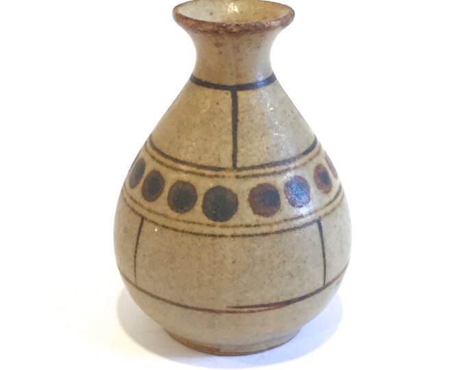 Mini Otagiri OMC Bud Vase | Made in Japan | Japanese Pottery | Brown ...