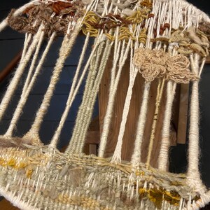 Vintage Woods Tree Woven Fiber Art | Macrame Forest - Etsy