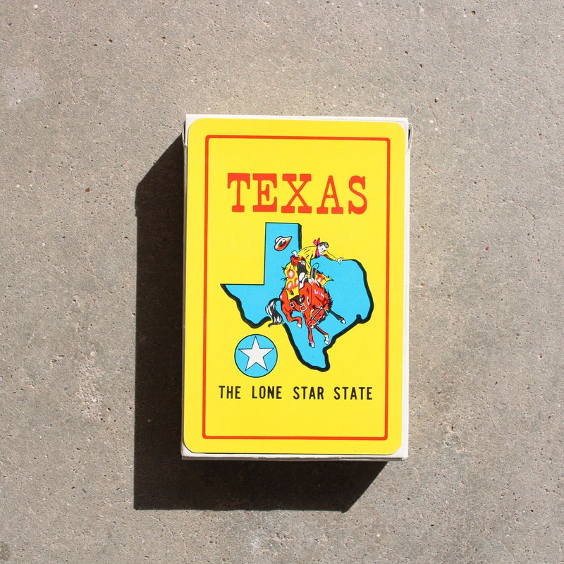 Texas Deck of Cards - Etsy