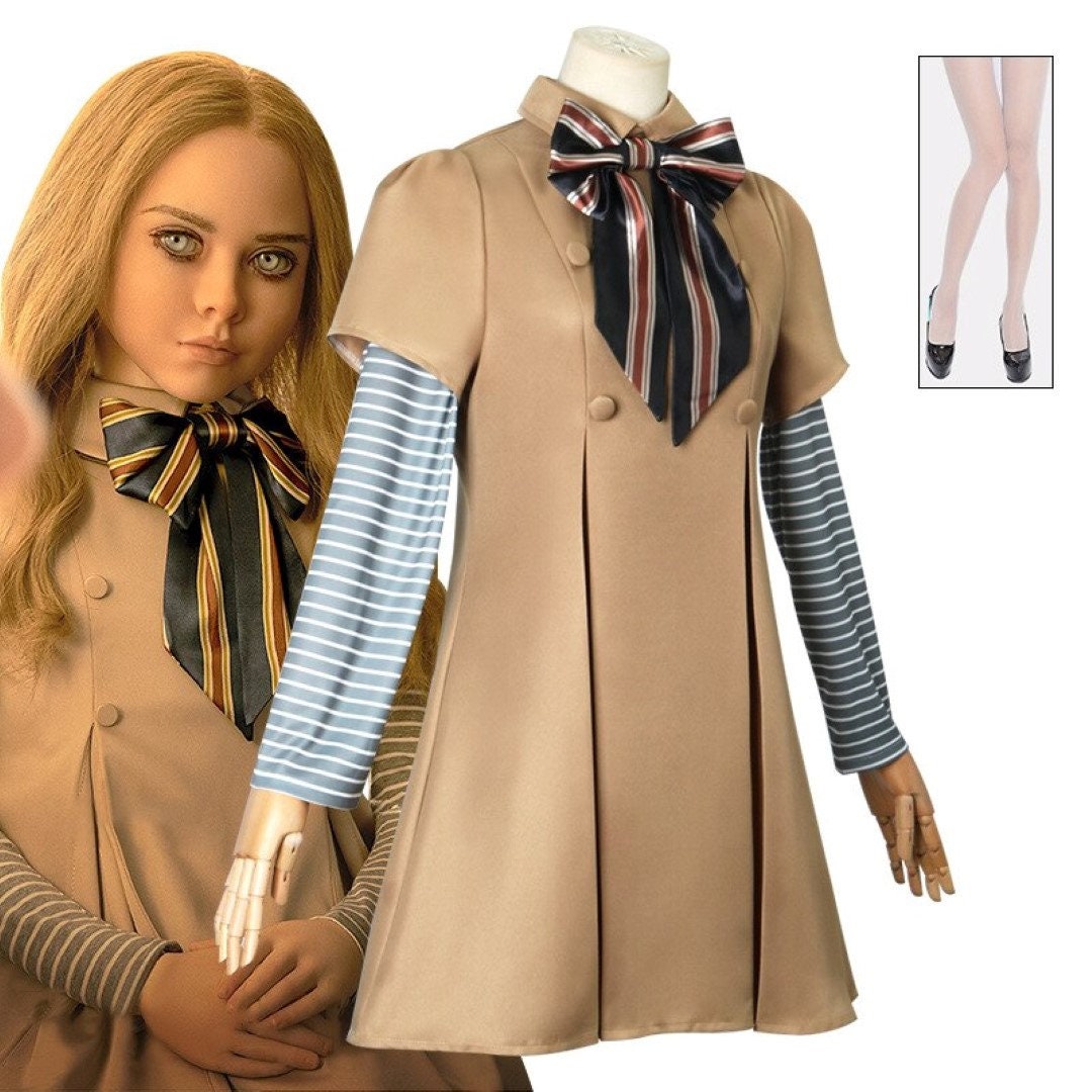 Megan Cosplay. Costume M3GAN Horrible .movie Girls Dress - Etsy
