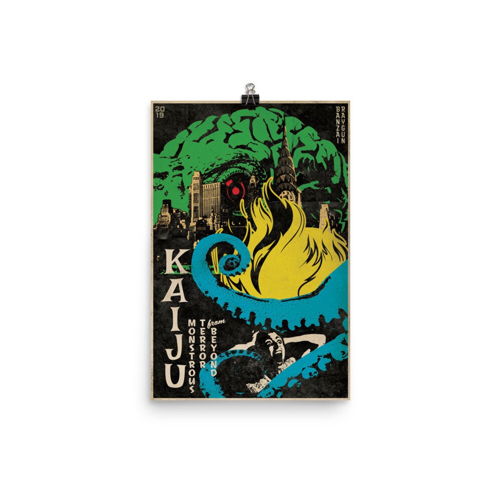 Kaiju Movie Poster - Etsy