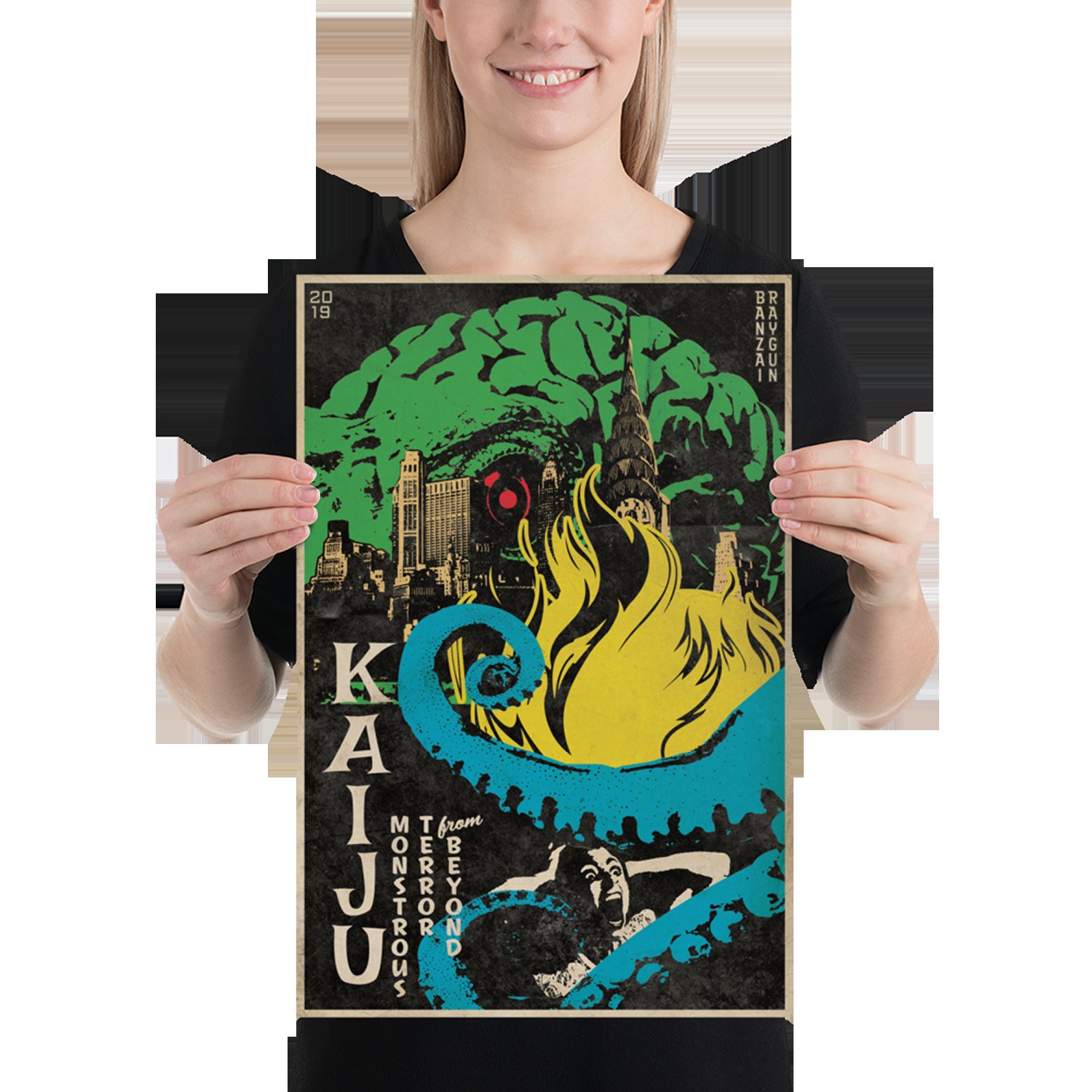 Kaiju Movie Poster - Etsy