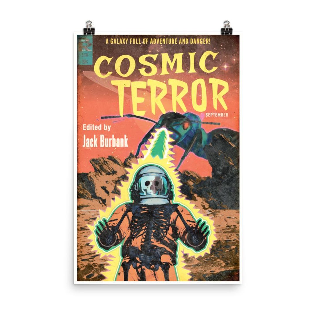 Cosmic Terror Pulp Cover Poster - Etsy