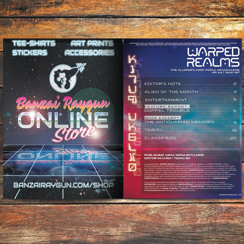 Warped Realms Magazine 1 Digital - Etsy