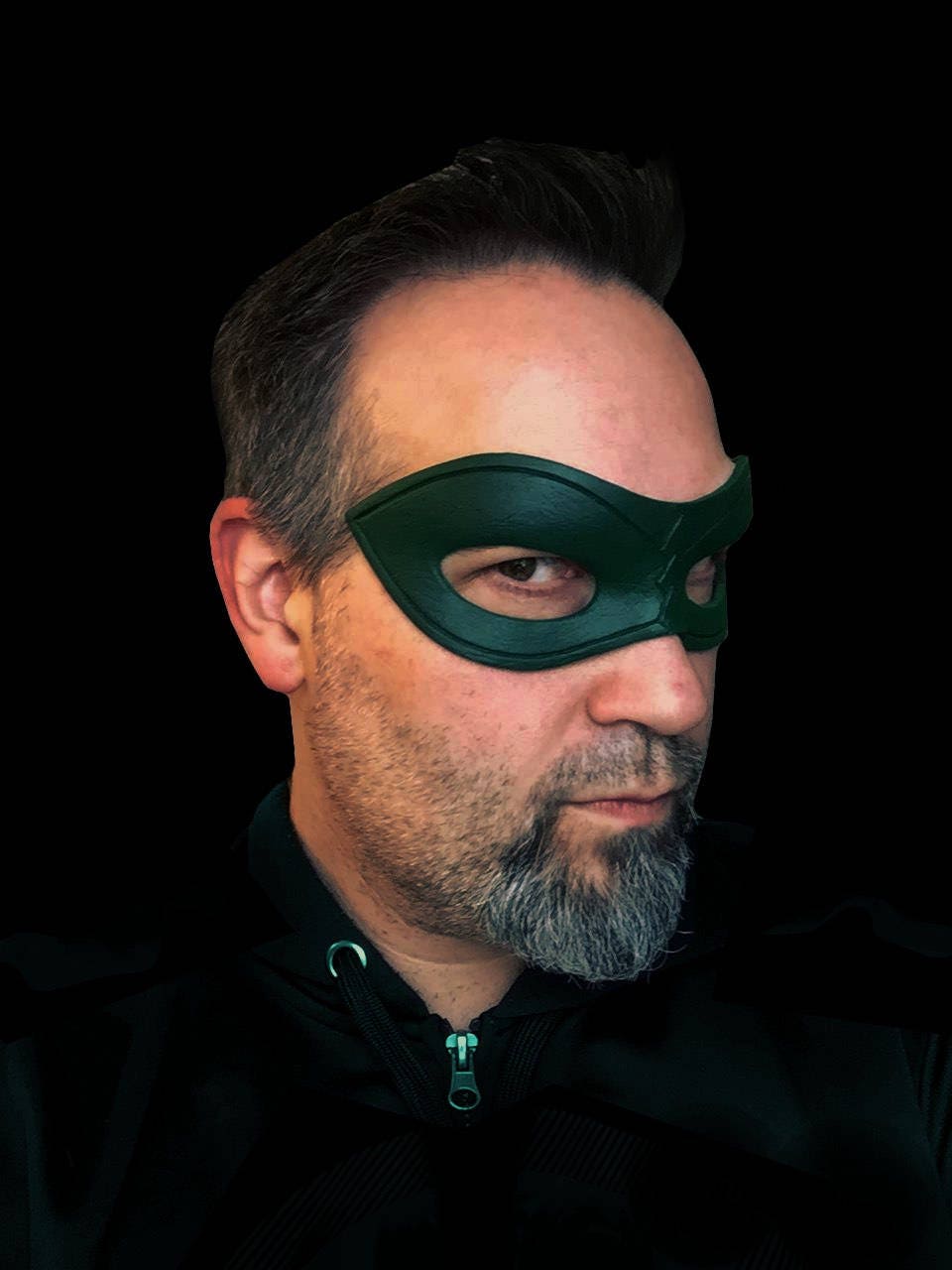 Quiver Costume Eye Mask Green Arrow Cosplay - Etsy