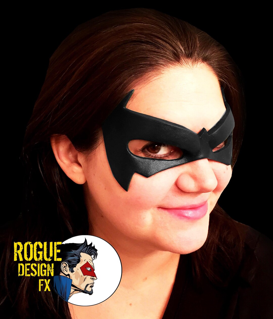 Offspring Style Superhero Christmas Eye Mask Costume Comic Con Cosplay ...