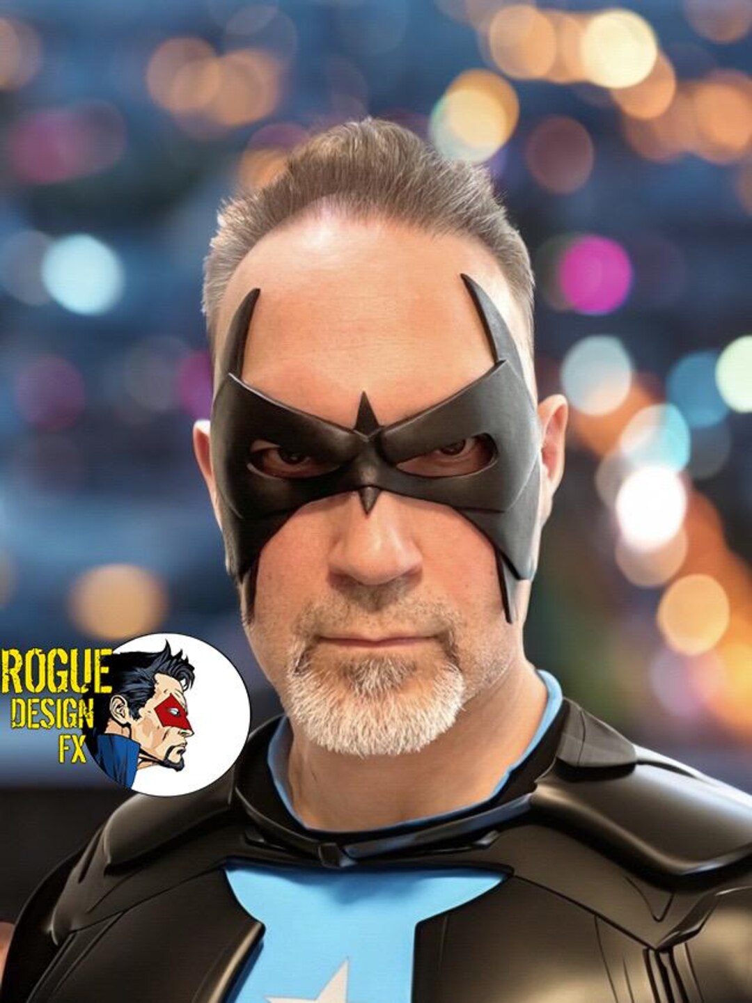 Bloodhaven Costume Mask Eye Mask Superhero Cosplay Comic Con - Etsy