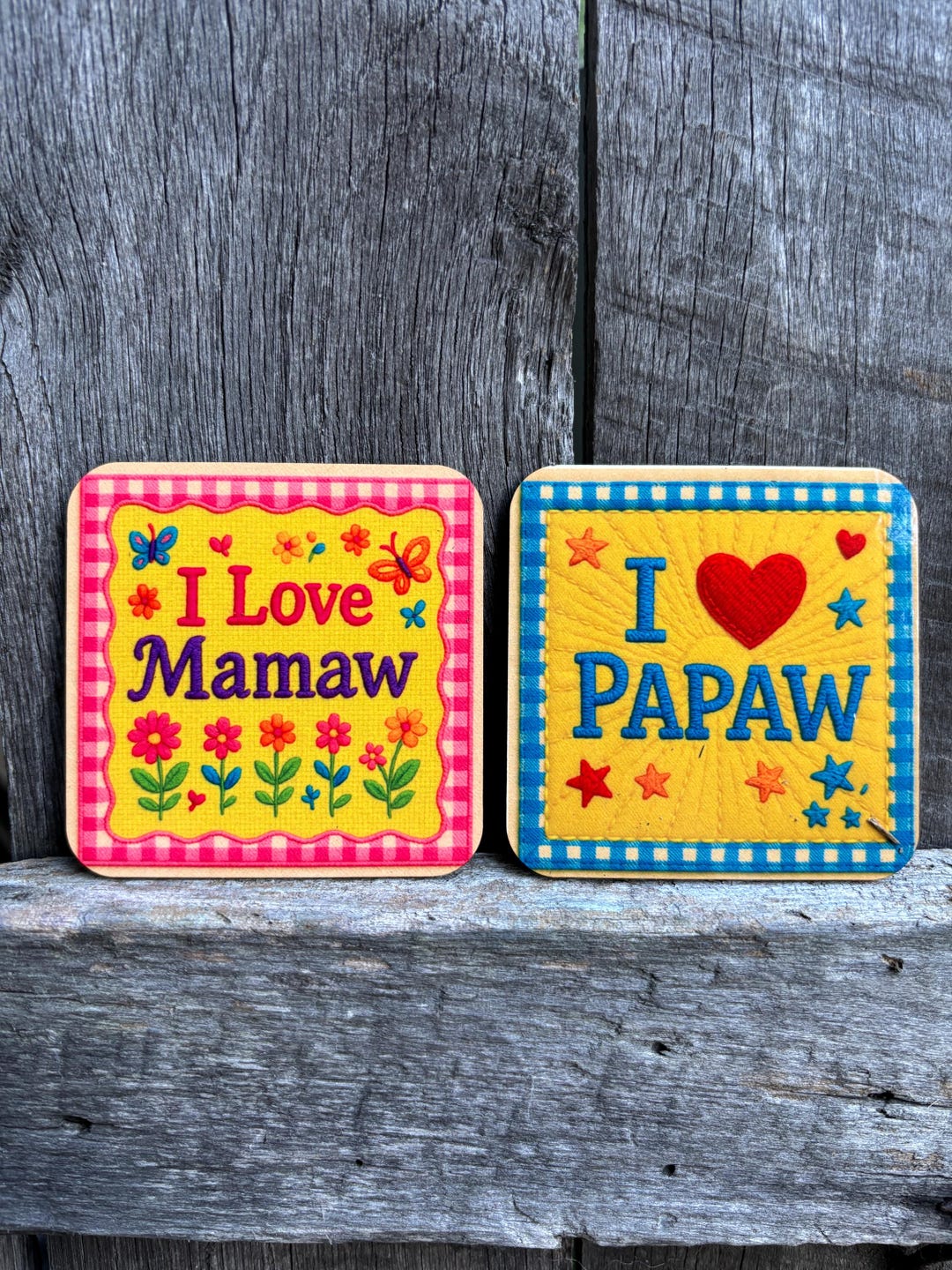 I Love Mamaw/papaw Magnet, Grandparent Gift Kitchen Decor - Etsy