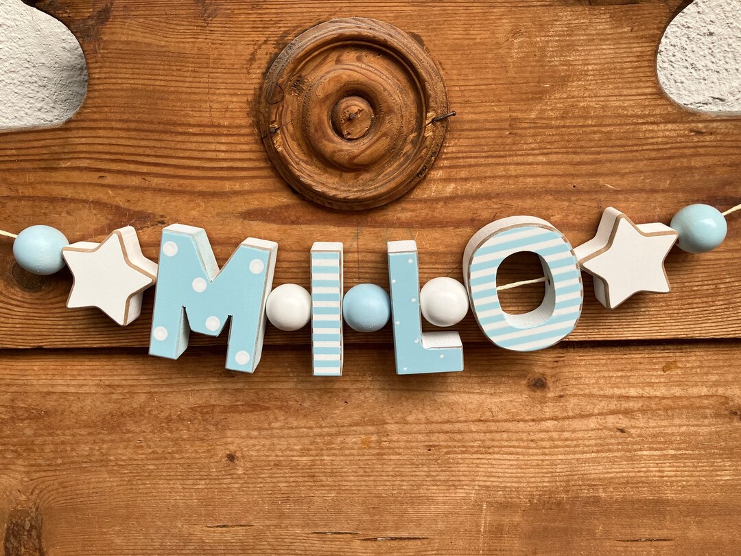MILO Namenskette Personalisiert KINDERZIMMER Tür - Etsy