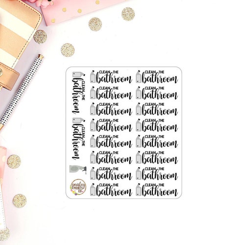 Clean the Kitchen Stickers Cleaning Stickers Set of 48 - Etsy