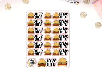 Drive Thru Stickers - Etsy