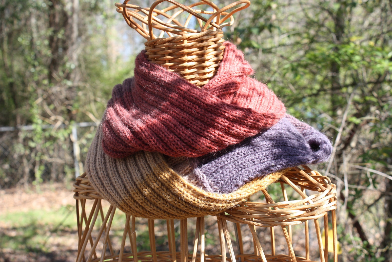 Cowls Multicolor Cowls Long Cowls Knit Cowls Hand Knits - Etsy