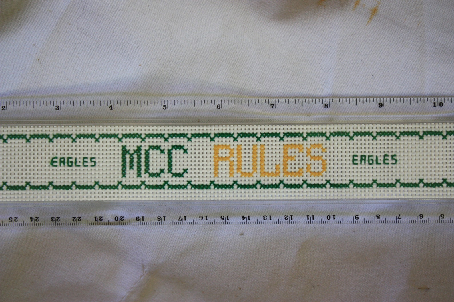 College or High School Team Colors Ruler Cross Stitch Ruler - Etsy