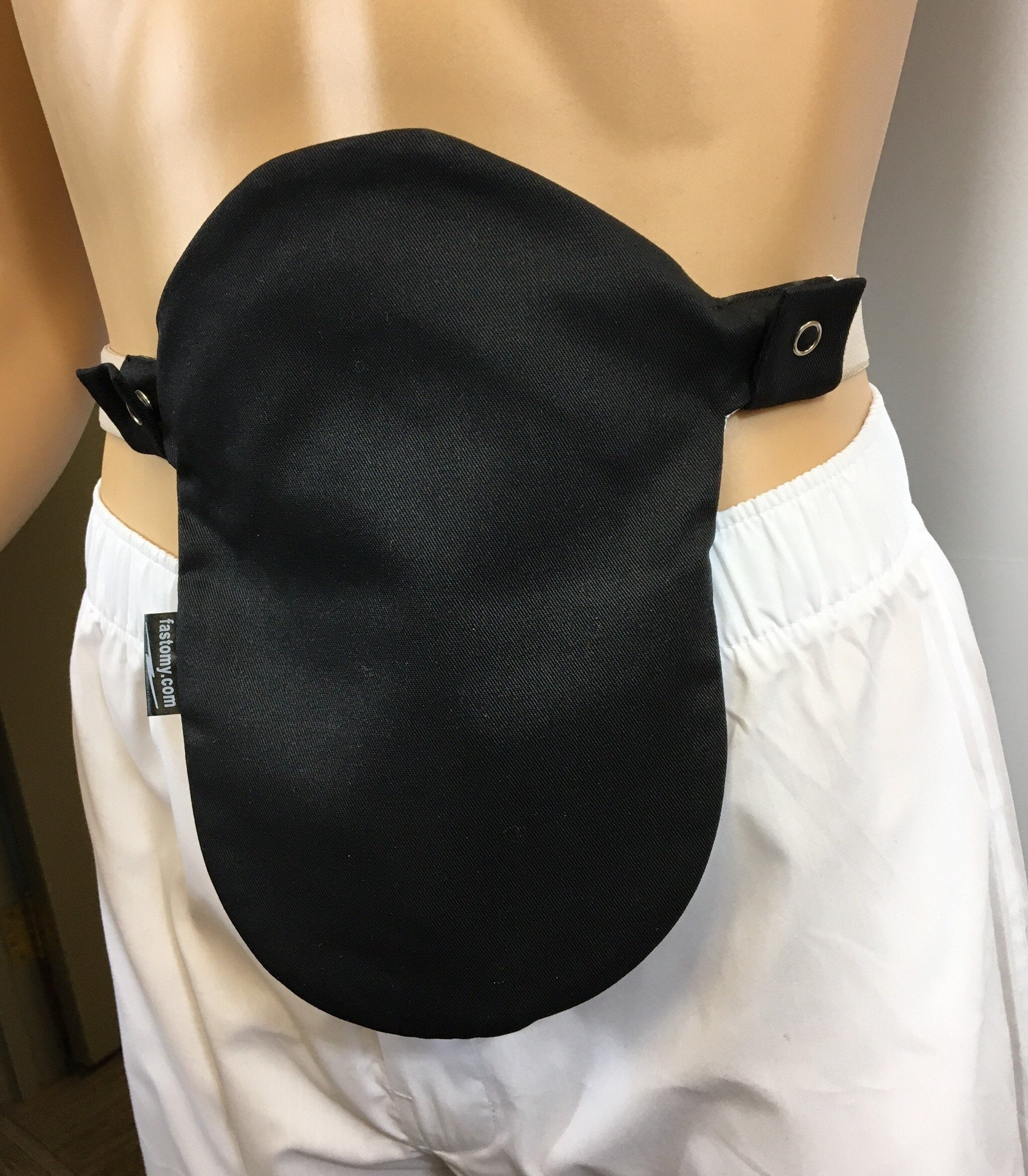 Black Ostomy Colostomy Pouch Bag Cover- Snaps On- for Use With Convatec ...