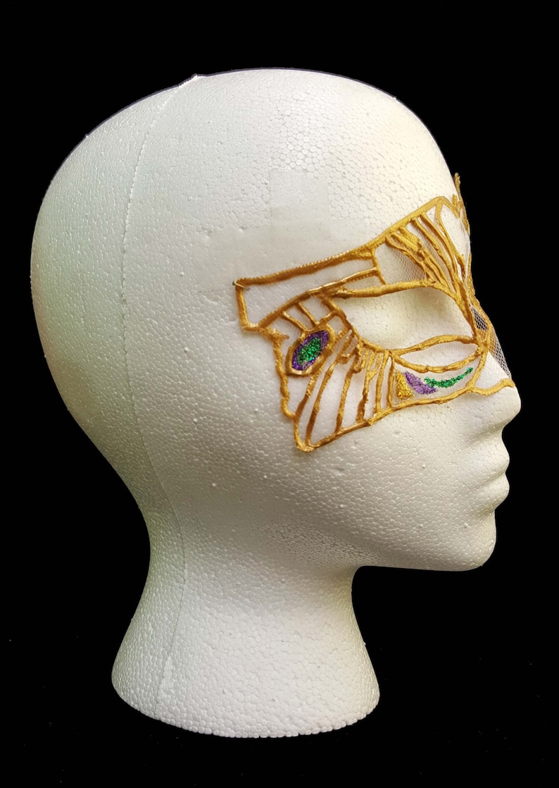 Gold Peacock Mask - Etsy