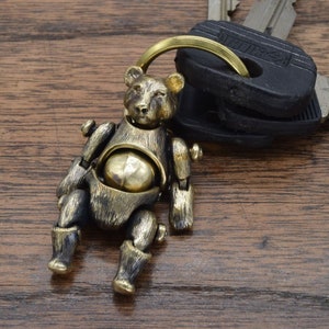 Bear Named Kozlov Keyring,bear,movable Joints,keyholder,gift,delicate ...