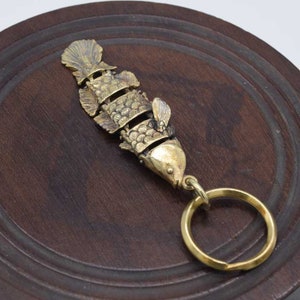 Movable BIG FISH Keyring,keyholder,fish,movable,gift,delicate Hand ...