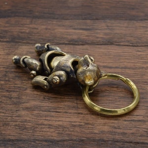 Bear Named Kozlov Keyring,bear,movable Joints,keyholder,gift,delicate ...