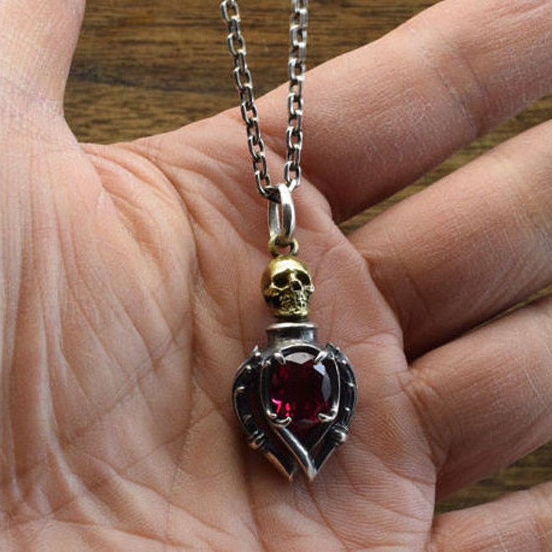 Poison Bottle Pendant Delicate Hand Carving925solid | Etsy