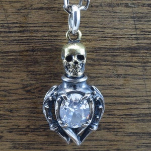 Poison Bottle Pendant, Delicate Hand Carving,925,solid Sterling Silver ...