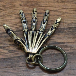 Movable LEFT HAND Keyring,movable Joints,keyholder,gift,delicate Hand ...