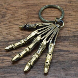 Movable LEFT HAND Keyring,movable Joints,keyholder,gift,delicate Hand ...