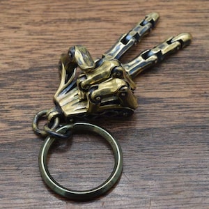Movable LEFT HAND Keyring,movable Joints,keyholder,gift,delicate Hand ...